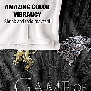 Game of Thrones Blanket, 36"x58", Chrome House Sigils, Silky Touch Super Soft Throw Blanket