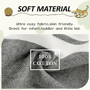 Peecabe Toddler Baby Cable Knit Sweater for Boys Long Sleeve Crewneck Striped Cotton Pullover Sweatshirt Fall Winter 1-5T (2T, Gray)