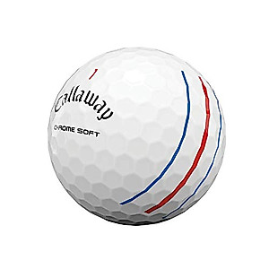 2020 Callaway Chrome Soft Golf Balls (Triple Track White)