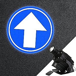 HILITING LED Logo GOBO 40W Rotating Projector with GOBO Lens GOBO Glass-Go Straight Sign