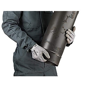 Ansell HyFlex 11-627 Lycra Light Duty Safety Glove with DSM Dyneema Technology, Abrasion/Cut Resistant, Size 10, Gray (Pack of 12 Pair)