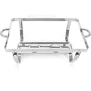 UZOURI Stainless Steel Chafing Dish, Chafing Dish Set Food Warmer Buffet, with Food Pans Fuel Holders, Food Warmer Professional Set for Catering Buffet