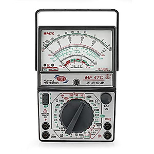 Mf47 Ac/dc Analog Multimeter, Mechanical High-Precision Anti-Burn Buzzer Full Protection Multimeter, Pointer Multimeter Tester, 27.5 * 21 * 5.4cm