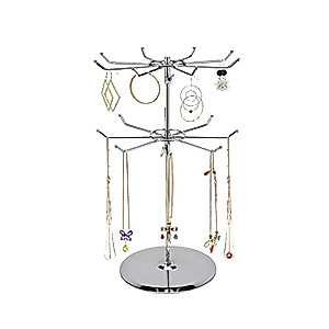 APL Display - Display Stand Jewelry Display Holder Retail Display Stand, 2 Tier Rotating Display Rack for Mall,Exhibition And Retail Store