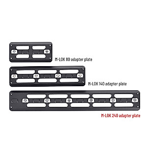 SUNWAYFOTO SMP-240 9.45 inch M-Lok Arca Rail Mount Adapter to Arca-Swiss Plate 240mm