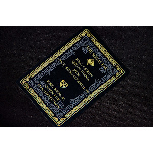 Creatures of The FAE Playing Cards by Gent Supply - Black, Gold & Silver Edition