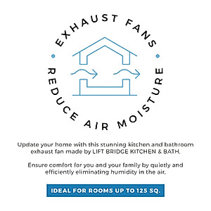 Liftbridge Kitchen & Bath Decorative Round 110 CFM Oil Rubbed Bronze Bathroom Ceiling Ventilation & Exhaust Fan with Light and Glass Globe, Quiet 1.5 Sones Bath Fan & Nightlight