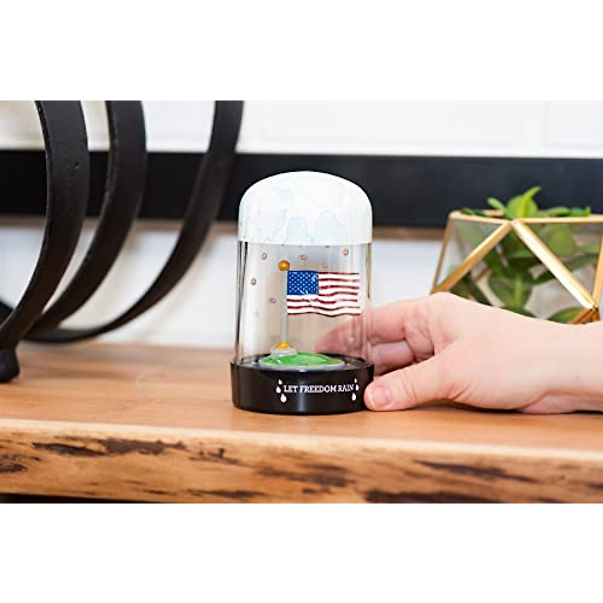 RainGlobes - Let Freedom Rain - The Globe That Rains - Exquisite Craftsmanship - Unique Style, Home Decor Rain Globes Water Globe for Loved Ones