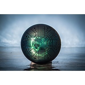Tank Drum Kosmosky 9" ( 22 cm) KSY-29 "Mirror spiral" B minor / Hand Pan / Steel Drum / Tongue drum / Singing bowl