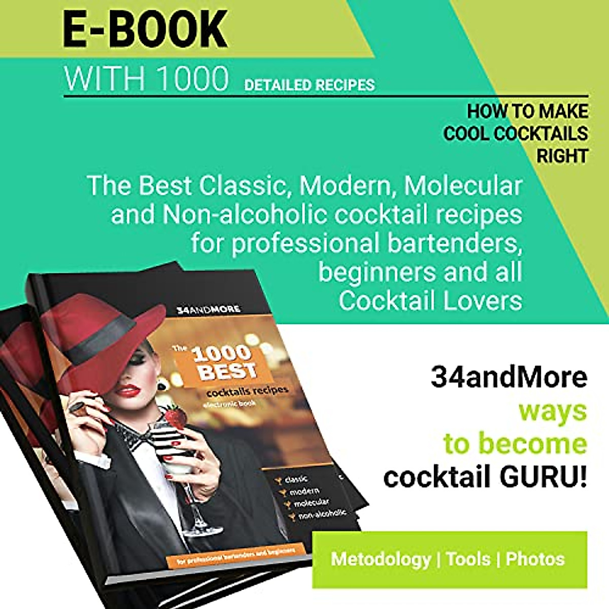 Bartender Kit. Boston Cocktail Shaker Set. Mixology Bar Set Tools Accessories for Professional and Home Bartending. Barware Kit: Two Weighted Shaker Tins, Muddler, Strainer, Jigger, Mixing Spoon, etc