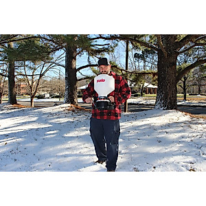 SOLO Inc. Solo 421 20-Pound Capacity Portable Chest-mount Spreader with Comfortable Cross-shoulder Strap - 421S, White, 20lb