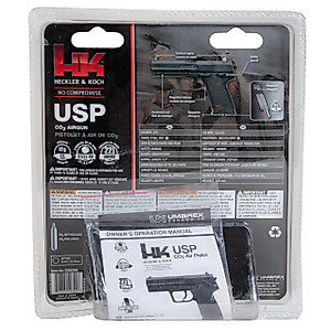 Umarex HK Heckler & Koch USP .177 Caliber BB Gun Air Pistol, Standard Action, Black (2252300)