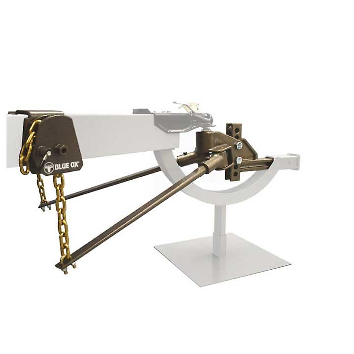 Blue Ox BXW2000 SWAYPRO Weight Distributing Hitch 2000lb Tongue Weight for Standard Coupler with Clamp-On Latches ,90 Pounds