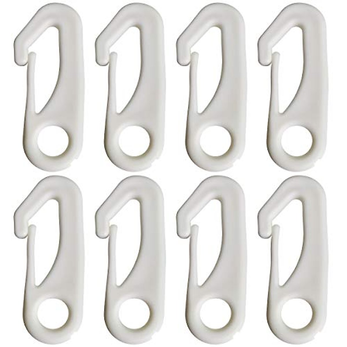 TTSAM Profession Flag Pole Clip Snap Hooks Durable Nylon Flag Clips Flag Pole Accessory - Attach Flags Hooks to Halyard Rope and Buckle The Flag(Pack of 8)