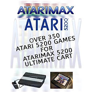 Retro Gamers Heaven 32GB SD Card, Over 350 Games for Atarimax 5200 Ultimate Cartridge Plug n Play Preconfigured & Preloaded; Atari 5200 Console and Atarimax 5200 Cartridge are NOT Included.