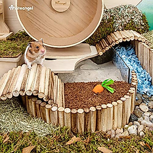 Niteangel Natural Coco/Cork Hamster Bedding Pet Litter for Dwarf Syrian Hamsters, Gerbils, mices, Degus or Other Small Animal