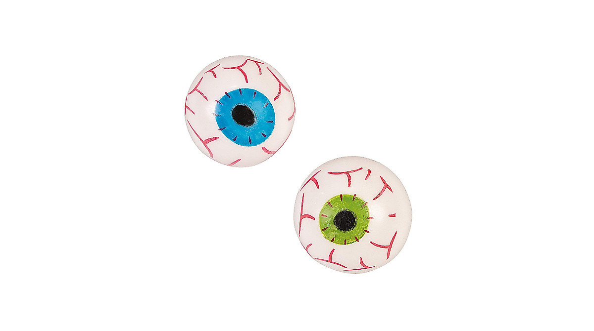Eyeball Sticky Splat Balls - Fun Halloween Party Favors
