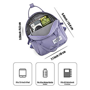 HotStyle 8811s Extra Mini Backpack Purse Little Bag Cute for Girls, Lavender