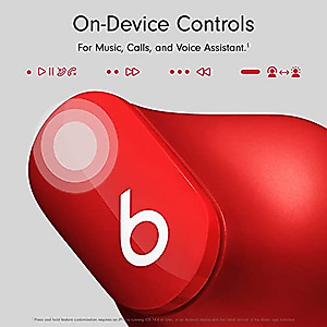 Beats Studio Buds - True Wireless Noise Cancelling Earbuds Red with AppleCare+ (2 Years)