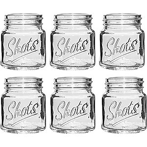 Home Essentials 4581 Basic Shot Glass, Set of 6, 2.5 Oz