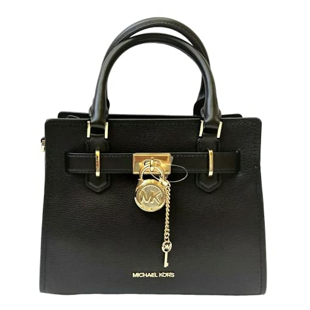 Michael Kors Hamilton Leather Small Satchel Crossbody Bag
