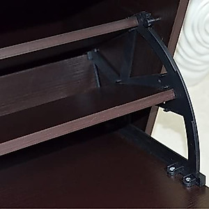 Aottop Premium Shoe Cabinet and Seat - Elegant Design, MDF Wood, and Foam Cushion for Comfortable and Convenient Shoe Storage - Perfect for Your Home Décor.