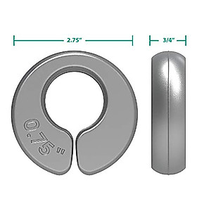 Xangar 30 Pack Hanger Separators, Silver