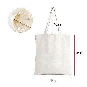 YouFangworkshop Funny Cute Bee Kind Reusable Cotton Canvas Tote Bag for Women Mom Wife Friend Sister Girls Teens Gardener Grocery Shopping Tote Bag