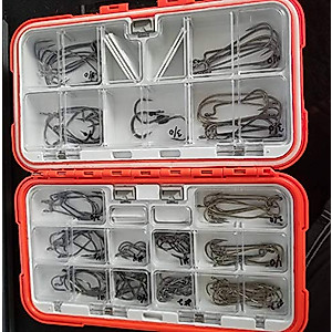 Goture Small Tackle Box, Waterproof Fishing Lure Boxes, Storage Case Bait Plastic Accessories Containers Green SMALL 7.8'' X 4.2'' X 1.8''