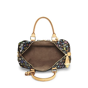 Louis Vuitton, Pre-Loved Takashi Murakami x Louis Vuitton Black Monogram Multicolore Keepall 45, Black