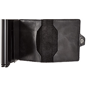 SECRID - Secrid Twin Vintage Black Leather With Black Card Protector Wallet