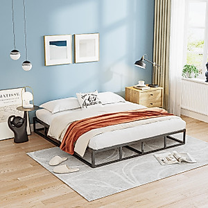 Aardhen 7 Inch Box Spring for King Bed,High Profile Strong Metal Frame Mattress Foundation, Quiet Noise-Free,Easy Assembly, 3000lbs Max Weight Capacity