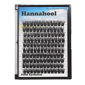 Large Tray,10-20mm to Choose DIY Eye Lashes Extensions 120 Cluster Wide Stem Eyelashes Soft and Lightweight Individual False Eyelashes Dramatic Look (12mm)