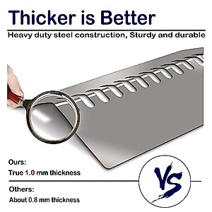 Heat Plate Shield Flavor Bar Grill Replacement Parts for Bull BBQ Grilll Angus 47629 47628 Lonestar 87048 87049 Outlaw 26038 26039 Cal Flame G4 P4, 4 Pack Flame Tamer and 3 Pack Flavorizer Bar…