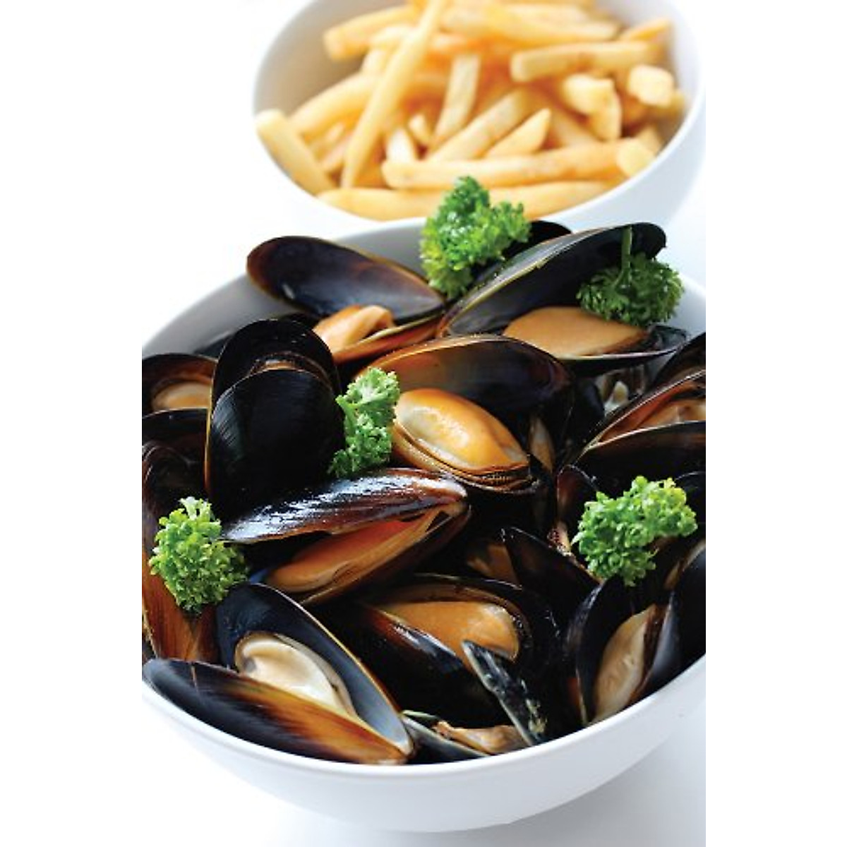 KitchenCraft World of Flavours Mussel Pot, Enamel, Large (25 cm)