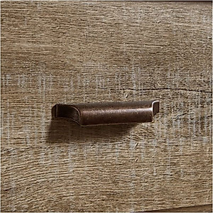 Home Square 3 Piece Modern Bedroom Furniture Set - 8 Drawer Bedroom Dresser/Small Nightstand with Drawers - Set of 2 / Distressed Grey Oak