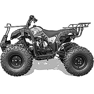 MotoTec Bull 125cc 4-Stroke Kids Gas ATV Black (MT-ATV-Bull-125cc_Black)