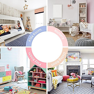 AWQM Kids Bookshelf with 3 Drawers, Toy Storage Organizer, Multi-Functional Cabinet Organizer for Playroom, Nursery and Bedroom, Gray