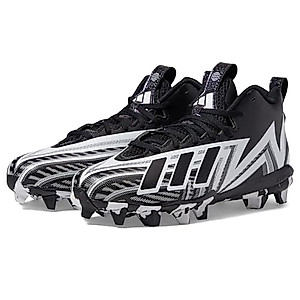 adidas Men's Freak Spark 23 Football Shoe, Black/White/Black (Molded), 12