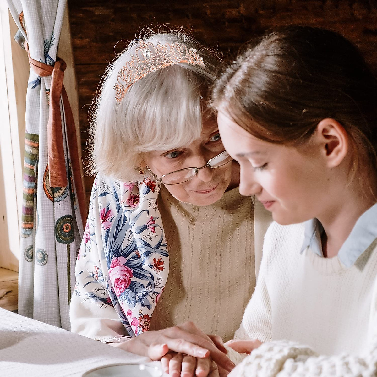 AOPRIE 50 Fabulous Birthday Crown Sash for Women Rose Gold Birthday Tiara for Girls 50th Birthday Gifts Decoration for Women Princess Crown Rhinestone Headband Happy Birthday Accessories