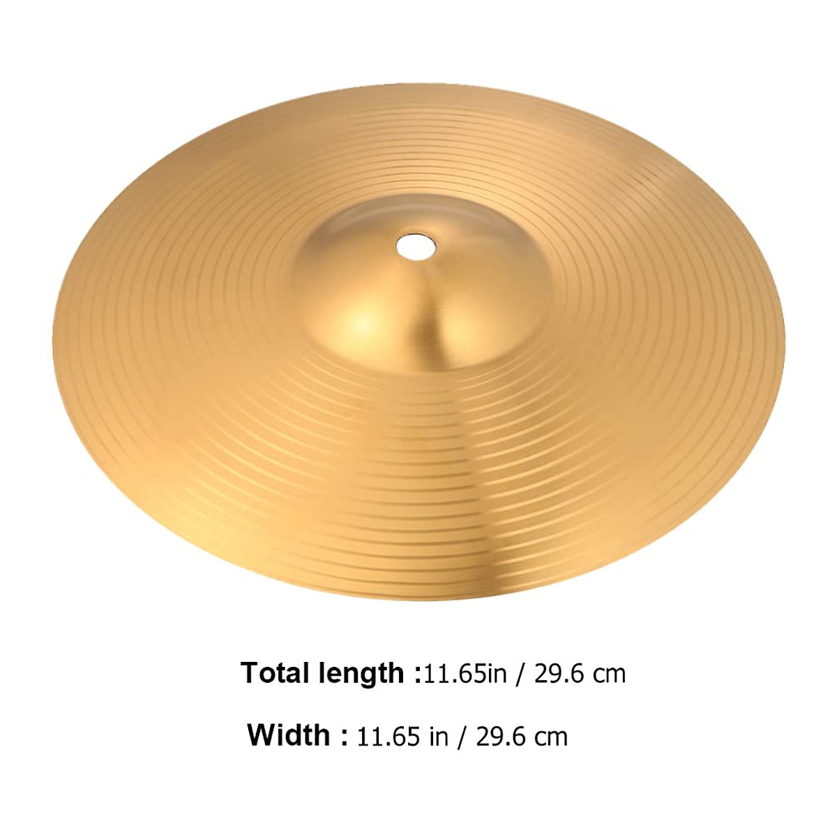 Hat Clutch Hat Cymbals Pair Jazz Drum Cymbals Pieces- hat Jazz Drum Parts Accessory (12 Inch)