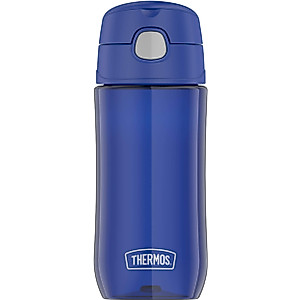 THERMOS FUNTAINER 16 Ounce Plastic Hydration Bottle with Spout, Blueberry