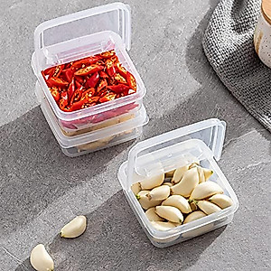 Sliced Cheese Container for Fridge with Flip Lid - 2/4/6 Pcs Butter Block Cheese Slice Storage Box, Portable Leakproof Clear Flip Top Storage Box, Vegetable & Fruit Fresh-Keeping Box. (2 pcs) (2 pcs)