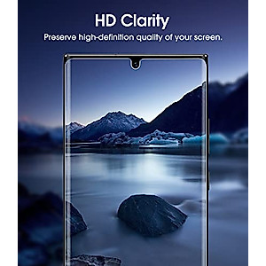 amFilm Elastic Skin Screen Protector for Samsung Galaxy S22 Ultra 5G 6.8 inch, Fingerprint ID Compatible, HD Clear, TPU Film Full Coverage, Thermoplastic Polyurethane, 2 Pack