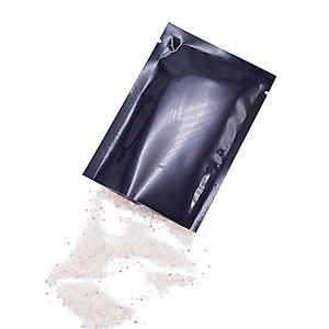 QQ Studio 200 PCS Metallic Mylar Foil Open Top Sealable Bags (6x9cm (2.3x3.5"), 100 x Black/100 x Rose Combo Pack)