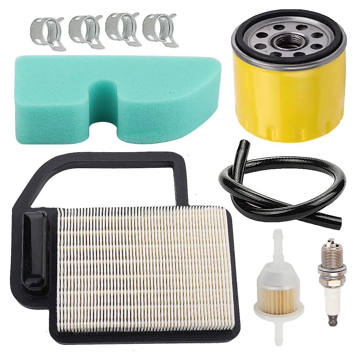 Jinerdony 20 083 02-S Air Filter+52 050 02-S Oil Filter fits Kohler Courage 15 16 17 18 19 20 21 22 HP YTH21K46 YTH20K46 Engines KH-20-083-02-S KH-20-883-02-S1