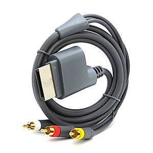 WICAREYO AV Audio Video Optical Cable Cord Compatible for Xbox 360 Console Video Game