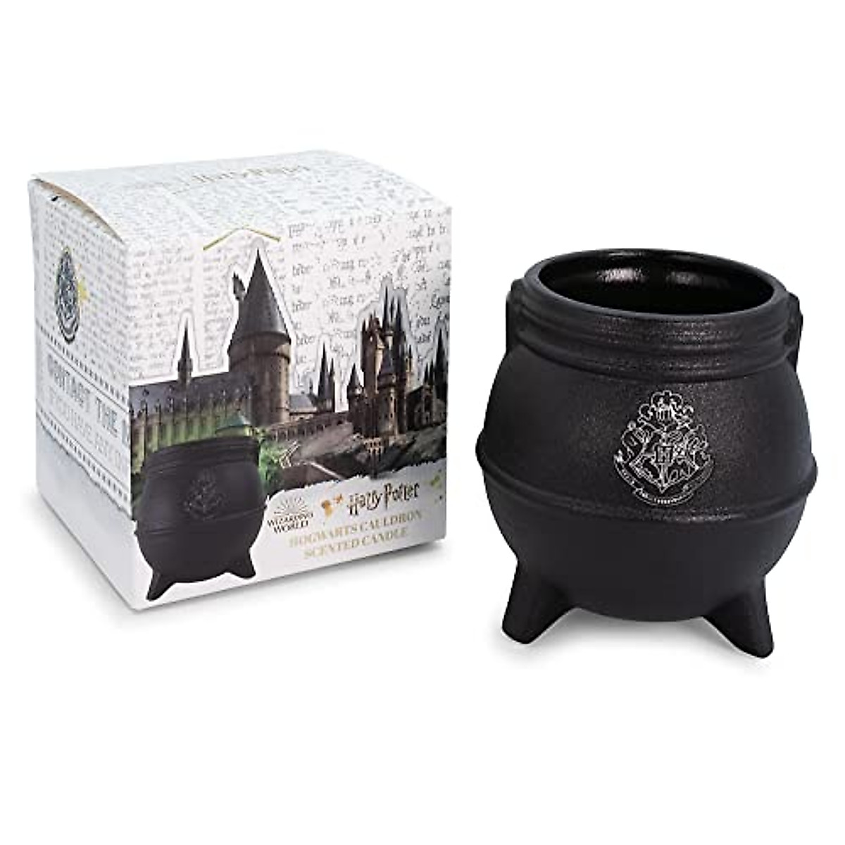 Harry Potter Hogwarts Cauldron Premium Scented Soy Wax Candle with Unique Aromatic Fragrance | 50-Hour Burn Time | Home Decor Housewarming Essentials, Wizarding World Gifts and Collectibles