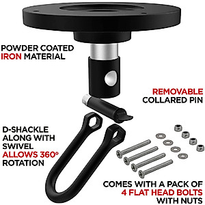 RDX Speed Bag Boxing Ball with Hanging Swivel Set, Genuine Leather Dodge Striking Mount Kit Heavy Duty, MMA Muay Thai Punching Fitness Workout Kicking Martial Arts Training