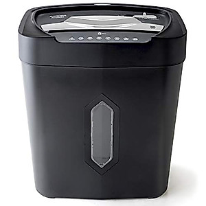 Aurora AU1230XA Anti-Jam 12-Sheet Crosscut Paper and Credit Card Shredder with 5.2-gallon Wastebasket